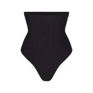 SKIMS Body Core Sculpt High Waisted Thong - Onyx