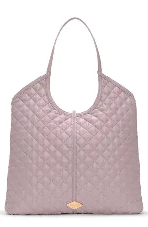 Mz Wallace Large Astor Quilted Hobo Bag - Quail