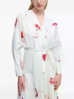 Alejandra Alonso Rojas Cotton Wrap Dress