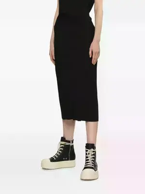Rick Owens Flared-hem Skirt