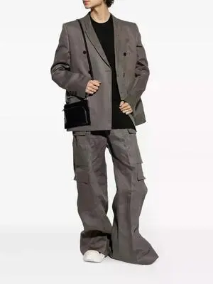 Rick Owens Double-breasted Linen Blazer