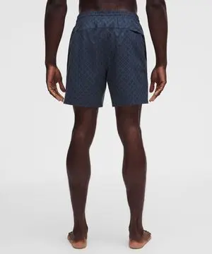 Lululemon Swim Short 7 - Square Diamond Screen Navy Multi