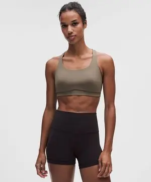 Lululemon Energy Bra Medium Support, B-d Cups Cypress Forest
