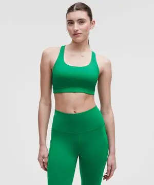Lululemon Energy Bra Medium Support, B-d Cups - Raceway Green