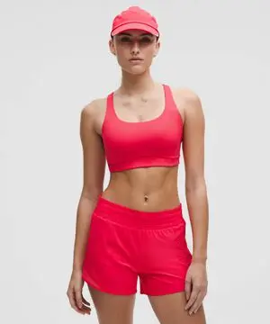 Lululemon Energy Bra Medium Support, B-d Cups Red Glow