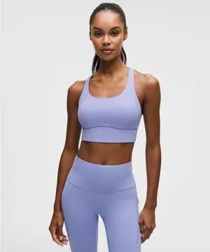 Lululemon Energy Longline Bra Medium Support, B-d Cups Dusty Lilac