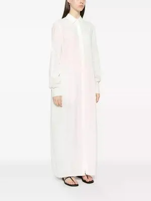 TOTEME Parachute Maxi Shirt Dress - Neutrals