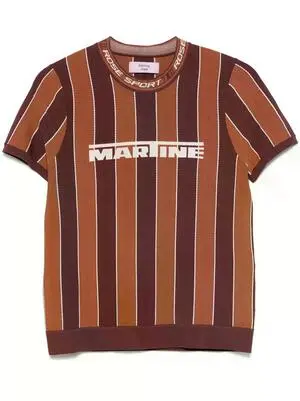 Martine Rose Logo T-shirt - Brown