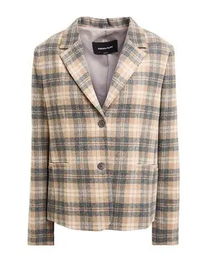 Fabiana Filippi Virgin Wool Tartan Blazer