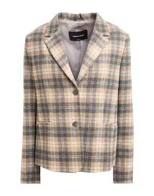 Fabiana Filippi Virgin Wool Tartan Blazer