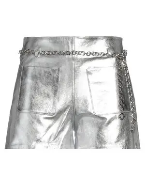 Maje Glossed Leather Shorts