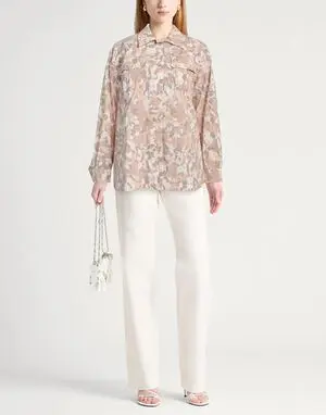 CARACTÈRE Camouflage Print Safari Shirt