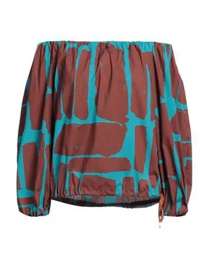 Liviana Conti Off-the-shoulder Top - Brown