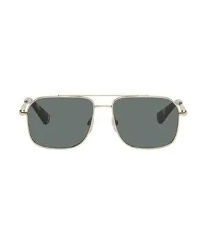 Burberry Gold Aviator Sunglasses - 110987