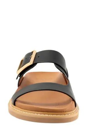 Eos Dedra Two-strap Sandals - Black