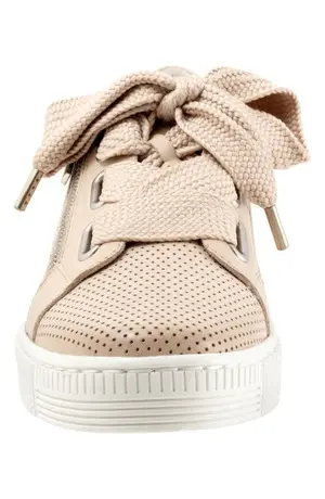 Eos Jovi Perforated Leather Sneaker - Birch