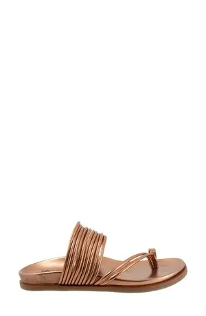 Eos Carmella Toe Loop Sandal - Copper