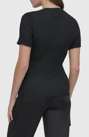 Dkny Textured T-shirt - Black