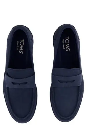 Toms Havana Penny Loafer - Navy