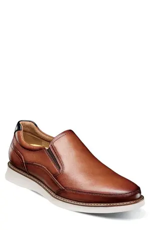 Florsheim Leather Loafer - Cognac Multi
