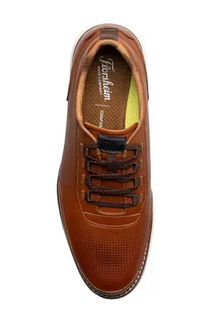 Florsheim Elastic Lace Sneaker - Cognac Multi