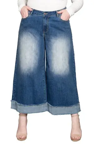 Standards & Practices Faded Jeans For Women
