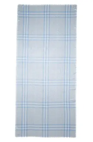 Burberry Metallic Wool & Silk Scarf - Drizzle Ip Check