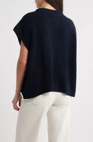 Frank & Eileen Montecito Cotton Sweater Vest - Marine