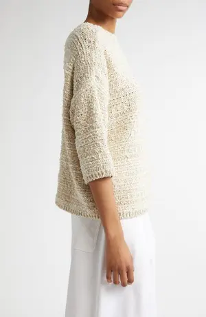 Max Mara Arda Cotton Blend Sweater - Ivory