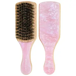 EMI JAY Mini Boar Bristle Smoothing Hair Brush In Pink Sugar - One-color