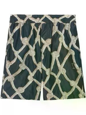 Burberry Knot-print Shorts