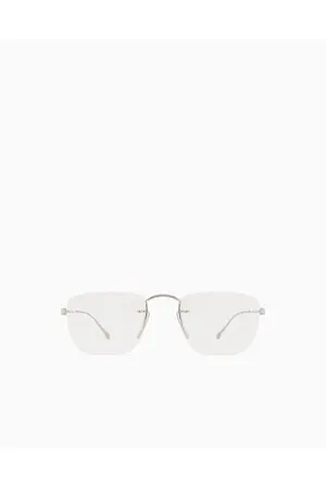 Giorgio Armani Pillow Glasses Silver