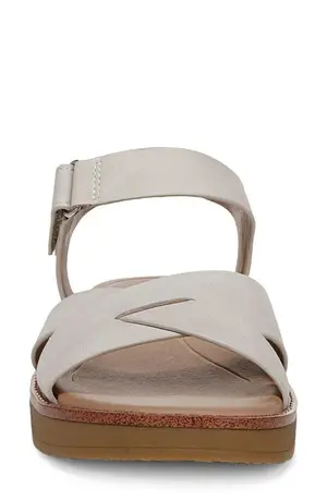 LIFESTRIDE Wren Ankle Strap Platform Sandal - Stone