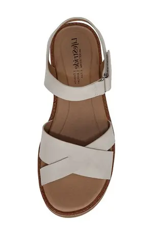 LIFESTRIDE Wren Ankle Strap Platform Sandal - Stone