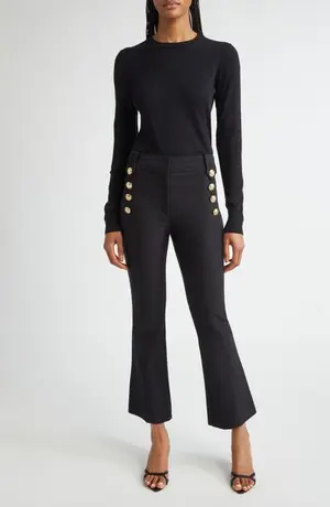 Derek Lam 10 Crosby Alizee Crewneck Cotton & Cashmere Sweater