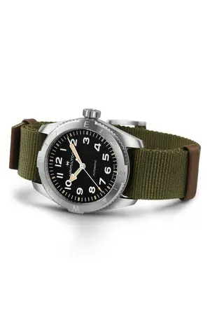 Hamilton Khaki Field Expedition Automatic Strap Watch - Black