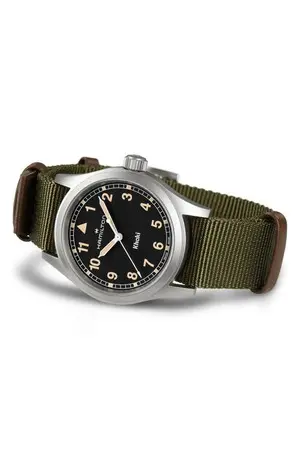 Hamilton Khaki Field Strap Watch - Black