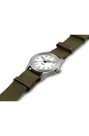 Hamilton Khaki Field Strap Watch - White
