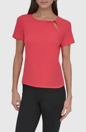 Dkny Cut Out T-shirts For Women