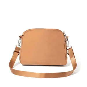 BAGGALLINI Coastal Flip Lock Crossbody Bag - Acorn