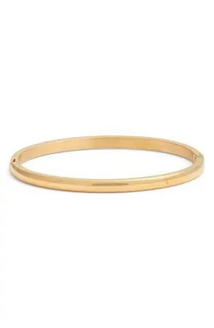 Ben Oni Polished Bangle Bracelet - Gold