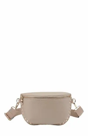Moda Luxe Silver Tone Belt Bags For Women