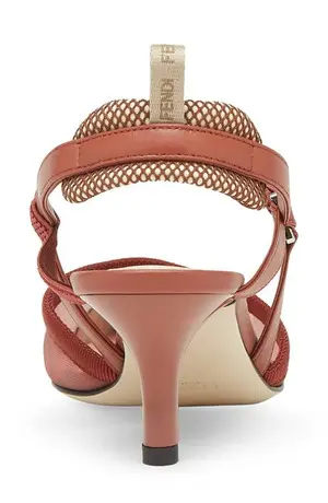 Fendi Colibrì Lite Slingback Pumps - Brown