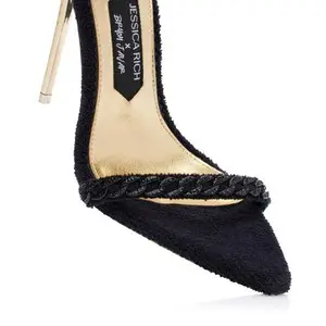 JESSICA RICH The Lisa Sandal - Noir