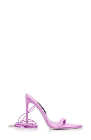 JESSICA RICH Rich Strappy Satin Sandal - Lilac