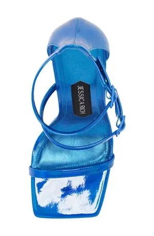 JESSICA RICH Metallic Sandal - Cobalt