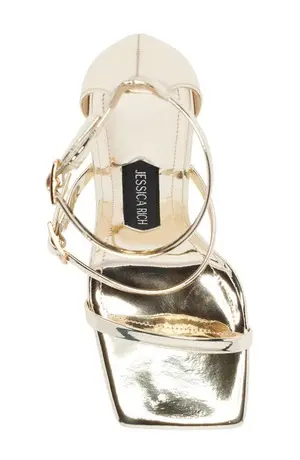 JESSICA RICH Metallic Sandal