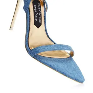 JESSICA RICH Tie Up Sandal - Denim