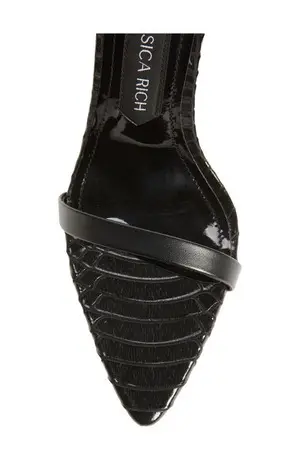 JESSICA RICH High Heel Strappy Sandals - Black