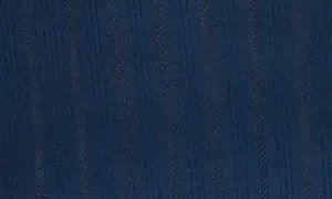 Eberjey Pointelle Rib Pajama Top - Navy